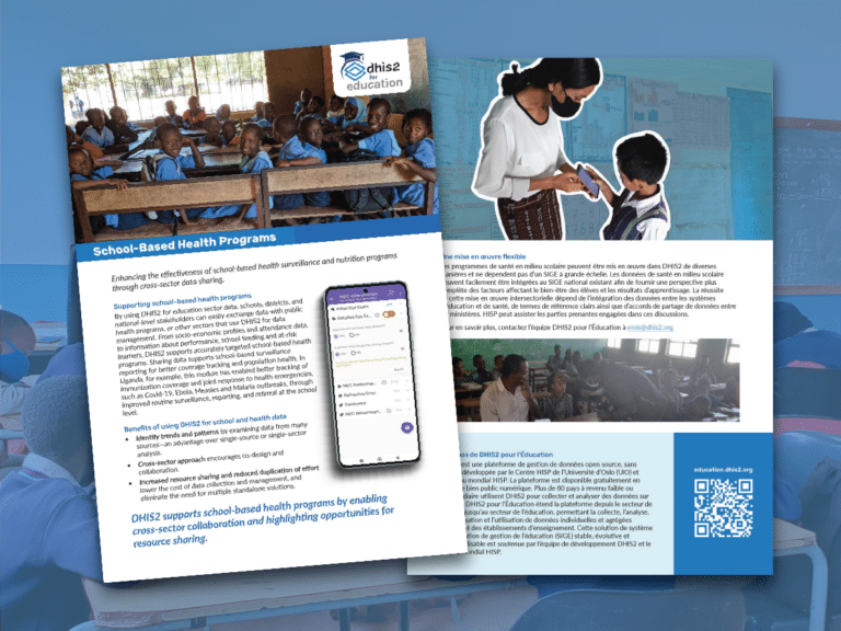School-Based Health Programs - DHIS2